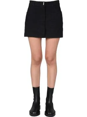 Givenchy 4g Jacquard Skirt - Black