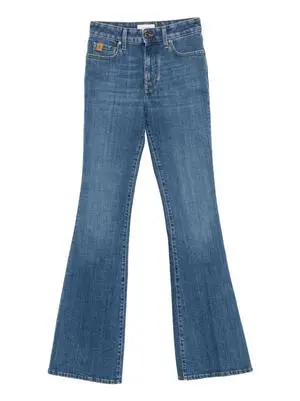 Jacob Cohen Flared Leg Denim Jeans - Multicolor