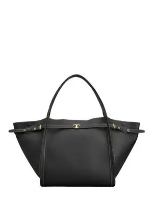 TOD'S Leather Tote Bag - Black
