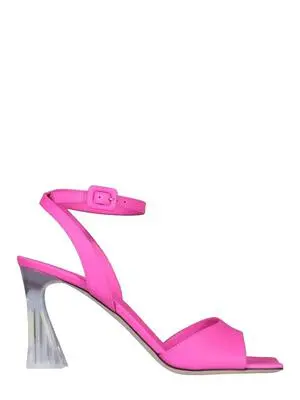 GIUSEPPE ZANOTTI Plexi Heel Sandals - Pink