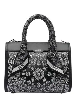 Amiri Amiri Women Micro Bandana Triangle Handbag Black