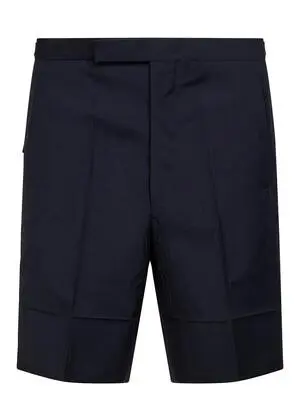 Prada Wool And Mohair Tailored Bermuda Shorts - Multicolor