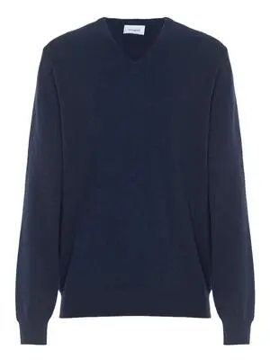 Malo V-neck Jumper - Blue
