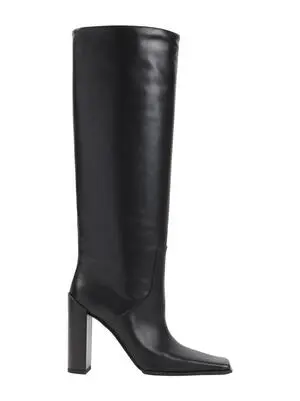 Alaïa 90 Calf Leather Knee High Boots - Black