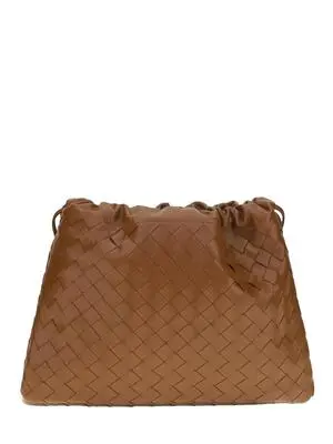 Bottega Veneta Medium Clutch Bag - Brown