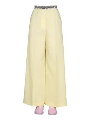 Stella McCartney Wide Leg Trousers - Yellow