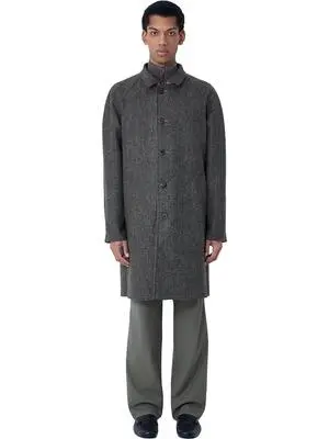 Prada Reversible Buttoned Coat - Cream