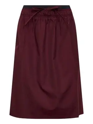 Prada Twill Midi Skirt - Multicolor