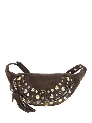 Valentino Garavani Nellcôte Suede Fanny Pack - Brown