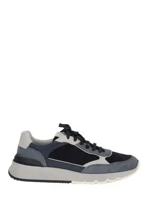 Brunello Cucinelli Leather Sneakers - Blue