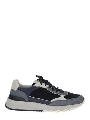 Brunello Cucinelli Leather Sneakers - Blue