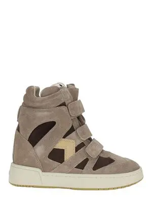Isabel Marant Étoile Leather Sneakers - Cream