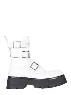 Alexander McQueen Rave Boots - White