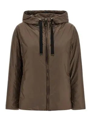 Max Mara Cameluxe Waterproof Canvas Jacket - Brown