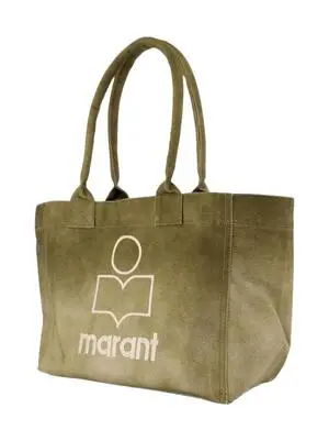 Isabel Marant Étoile ISABEL MARANT Cotton Canvas Tote Bag Green
