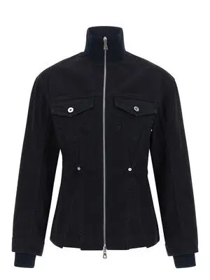 JEAN PAUL GAULTIER Slit Denim Jacket - Blue