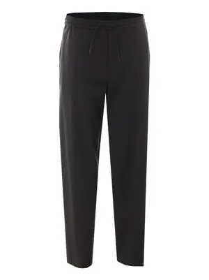 Loewe Wool Drawstring Pants - Black
