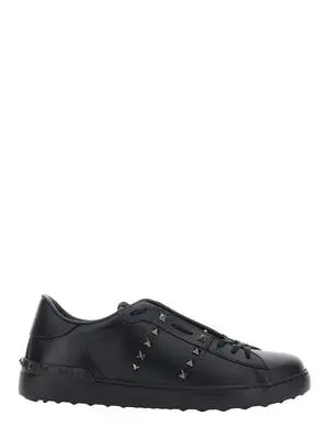 Valentino Garavani Rockstud Untitled Leather Sneaker - Multicolor