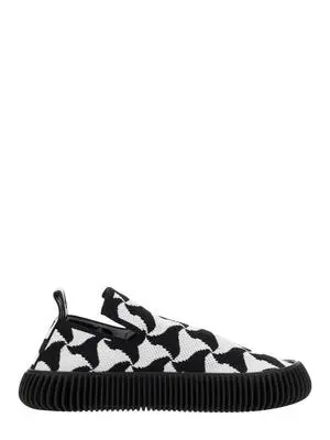 Bottega Veneta BOTTEGA VENETA Knit Slip-On Sneaker Black