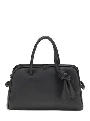 Jacquemus Le Petit Turismo Leather Top Handle Bag - Black