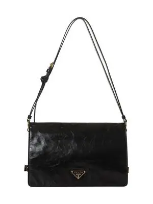Prada Borse Black Medium Shoulder Bag - Multicolor