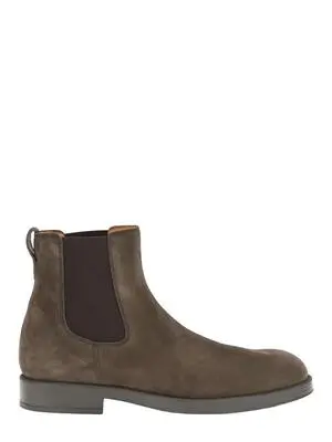 TOD'S Suede Chelsea Boots - Brown