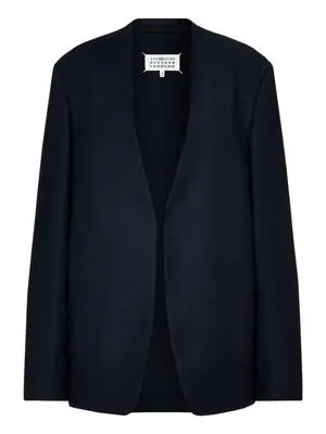 MAISON MARGIELA Virgin Wool Jacket - Blue