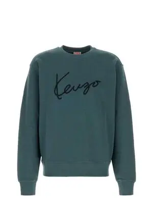 Kenzo Logo Cotton Sweatshirt - Multicolor