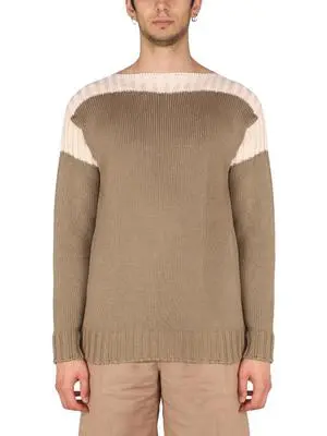 Fendi Cotton And Cashmere Sweater - Cream