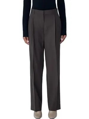TOTEME Pleated Pants - Brown