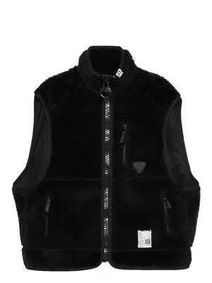 Mihara Yasuhiro Faux-shearling Vest - Black