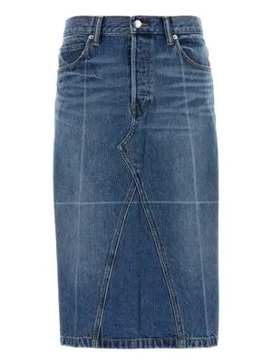 Alexander Wang Denim Skirt - Blue