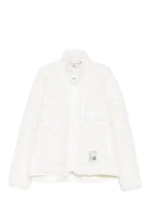 Mihara Yasuhiro MIHARA YASUHIRO High Neck Fleece Jacket White