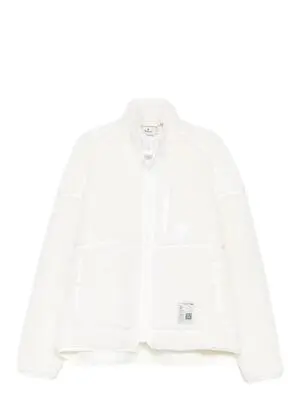 Mihara Yasuhiro MIHARA YASUHIRO High Neck Fleece Jacket White
