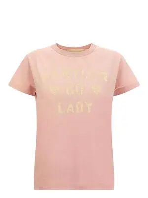Valentino Garavani Panther Lady T-shirt - Pink