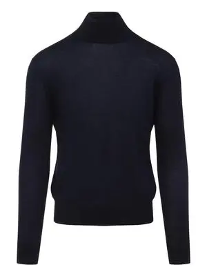 Saint Laurent Wool And Cashmere Pullover - Blue