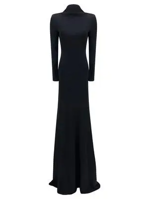 TOM FORD Long Evening Dress With Long Sleeves - Black