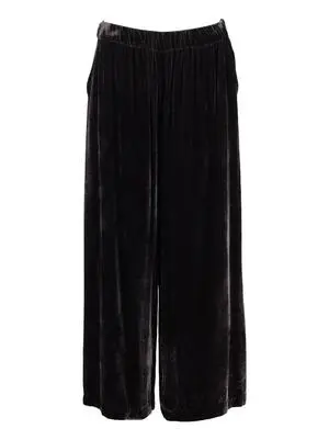P.a.r.o.s.h Silk-blend Viscose Trousers - Brown