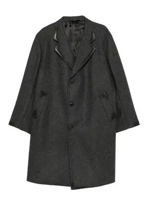 Prada Grey Coats Single Breasted Coats - Gray