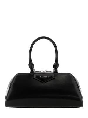 Givenchy Leather Small Antigona East-west Handbag - Grained Charcoal