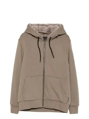 Moose Knuckles Zip-up Hoodie - Cream