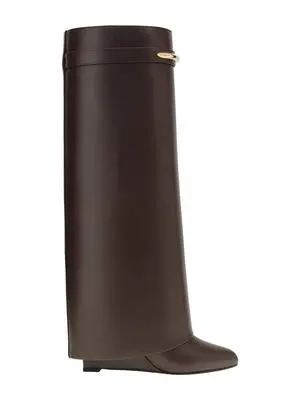 Givenchy GIVENCHY Leather Shark Boots Brown