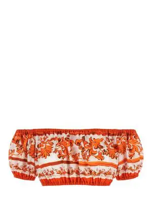 Dolce & Gabbana Maiolica' Top - Orange