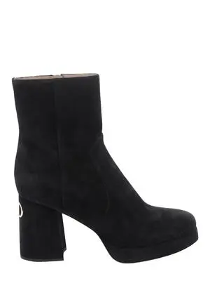 Valentino Garavani Fawcette Plateau Booties - Black