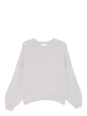 LISA YANG Cashmere Knit Pullover - Gray