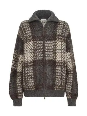 Brunello Cucinelli Wool Zipped Cardigan - Multicolor