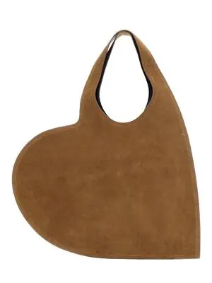 Coperni Suede Double Heart Shoulder Bag - Multicolor