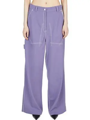 Stella McCartney Wide Leg Pants - Purple