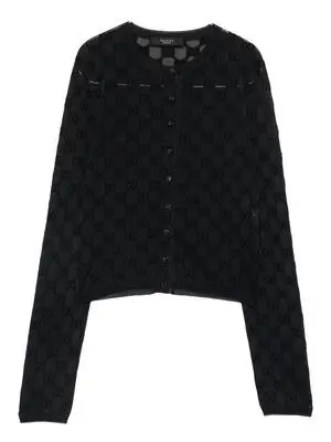 Gucci Gg Monogram Cardigan - Multicolor