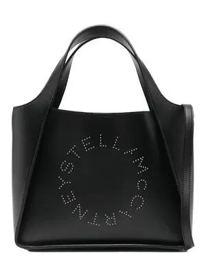 Stella McCartney Logo Detail Tote Bag - Black